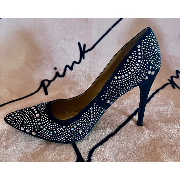 Anne Michelle | Shoes | New Anne Michelle Elegant Black Heels With ...